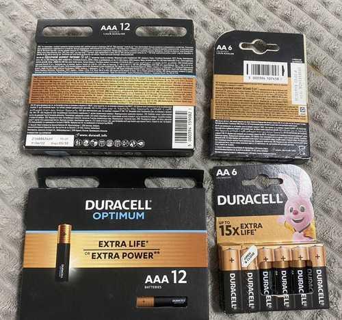 Батарейки duracell