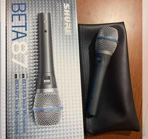 Микрофон Shure beta 87a (новый)