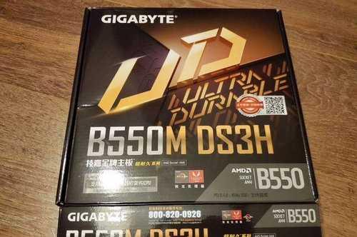 Комплект gigabyte B550M DS3H + Ryzen 5600g