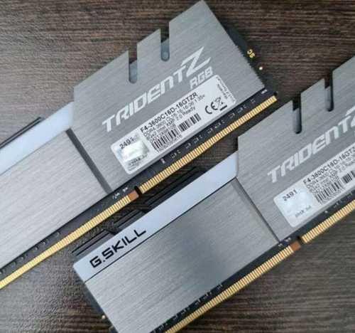 Gskill Trident Z RGB ddr4 3600 cl 16 b die