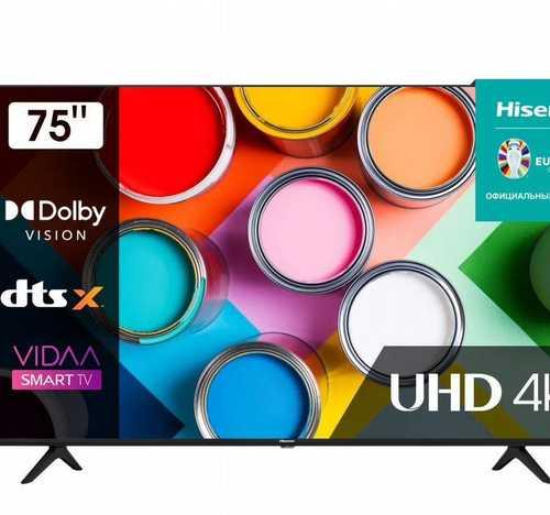 Телевизор Hisense 75 SmartTV 4K wifi HDR