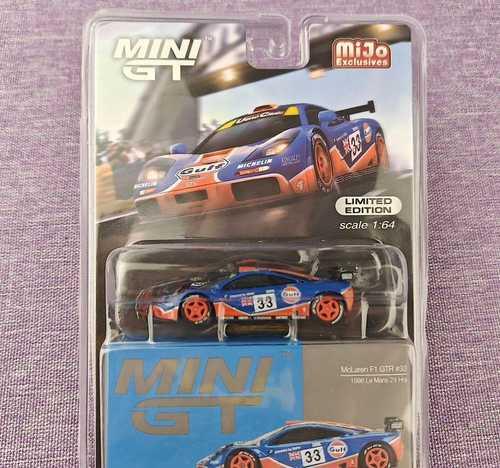 1/64 McLaren F1 GTR "Gulf" - Mini GT