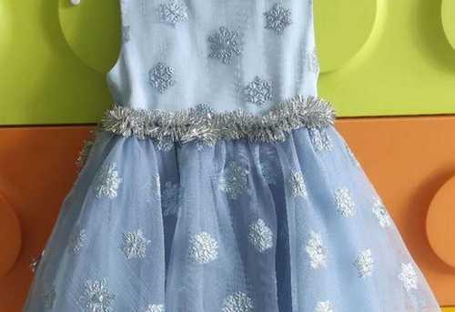 Платье снежинка 98-104