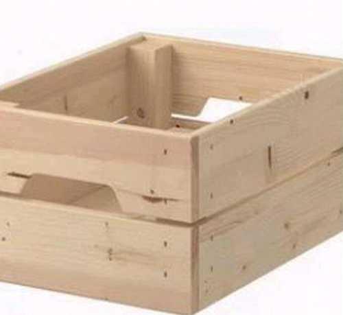Деревянный ящик IKEA knagglig кнагглиг