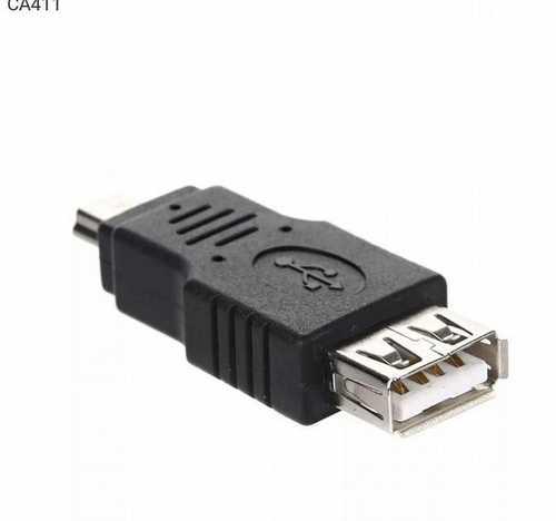 CA411, Переходник vcom microUSB (M) - USB Type A (F