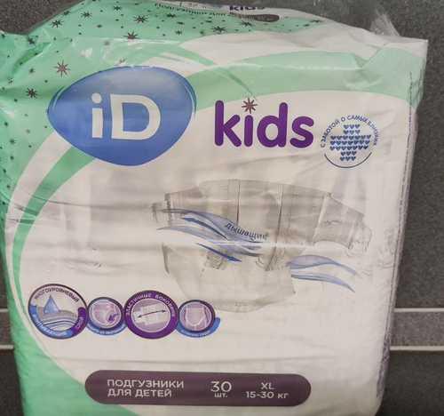 Подгузники ID kids XL