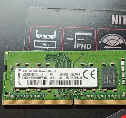 Оперативная память ddr4 8gb (для ноутбука)