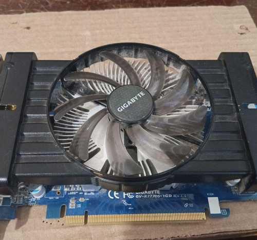 Видеокарта Radeon hd 7770 1gb