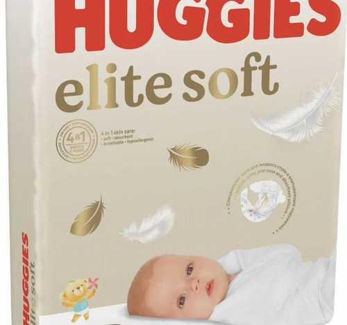 Подгузники huggies elite soft 1