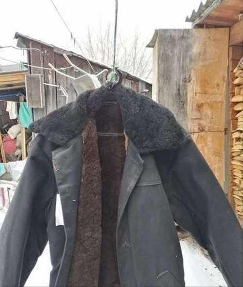 Дубленка мужская зимняя