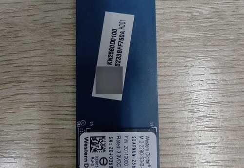 Ssd накопитель 256 Gb (твердотельный диск) WD