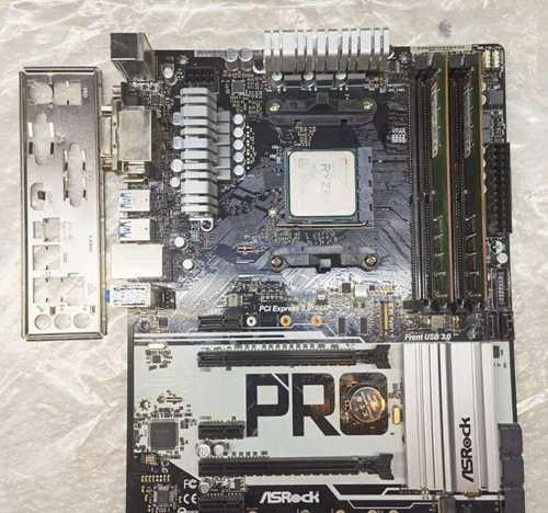 Asrock ab350 pro4, R7 1700, RAM 16Gb ddr4