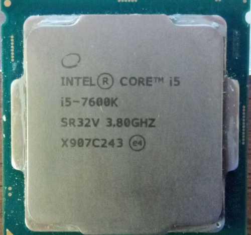 Процессор Intel core i5 7600k