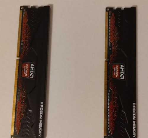 Оперативная память AMD Radeon ddr3 2x8gb 1600mhz