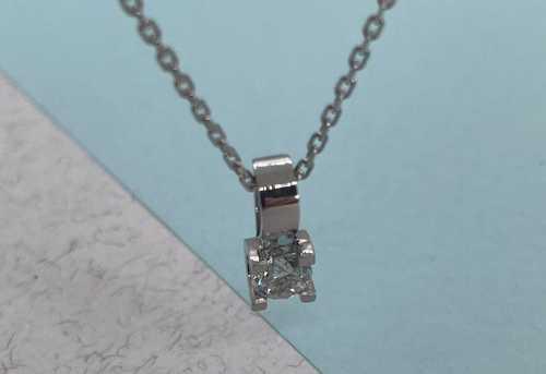 Подвеска Tiffany с бриллиантом 0,5 ct