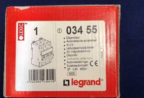 Выключатель Legrand автомат 3пол
