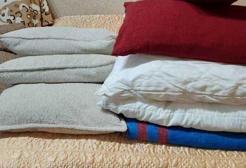 Одеяло, подушки бу для дачи