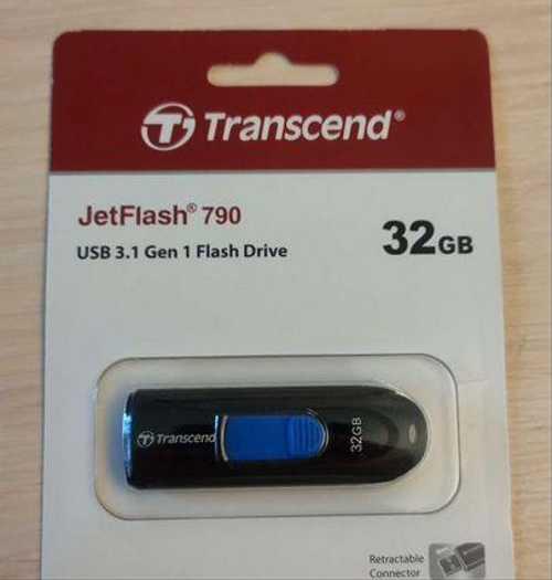 USB флешка 32Гб Transcend JetFlash 790