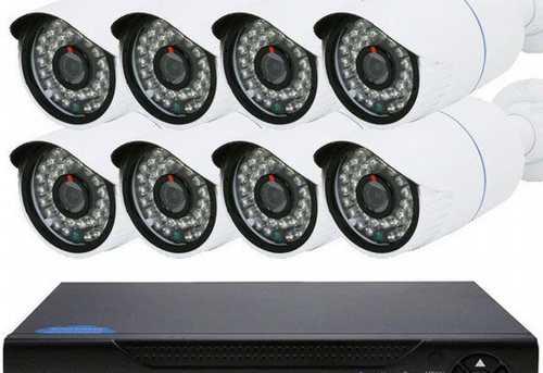 Комплект видеонаблюдения цифровой IP 2k гарантия