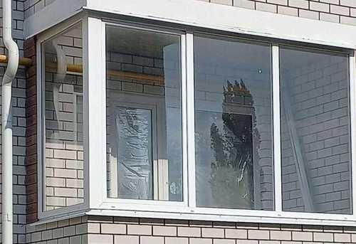 Пластиковые балконные окна б/у