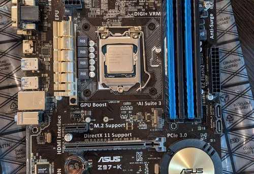 Комплект i7 4790K+Z97-A+32Gb+водянка Arctic