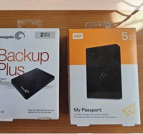 Переносной жёсткий диск Seagate WD