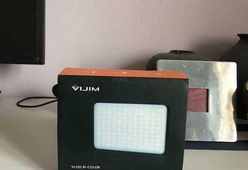 Видео свет накамерный Vijim VL120 Bi-color