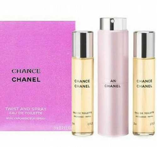 Кофр и 1 колба chanel chance 20 мл туалетная