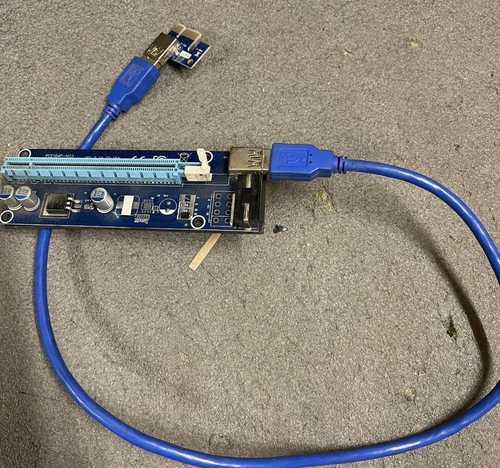 Райзер pci-e sata/molex бу