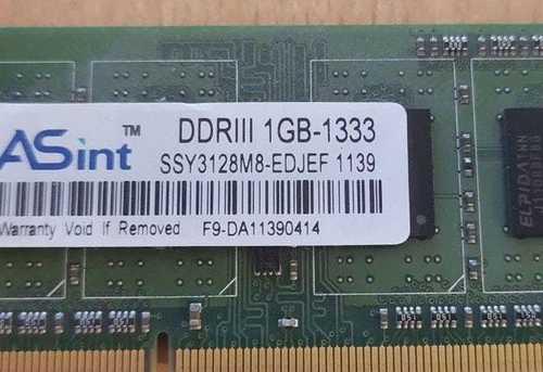 Оперативная память DDR3 1Gb