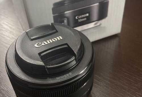 Обьектив Canon EF 50mm 1.8 stm