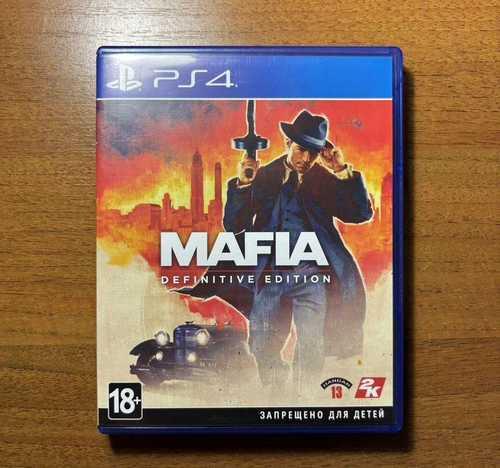 Mafia Definitive Edition PS4/PlayStation4 (Диск)