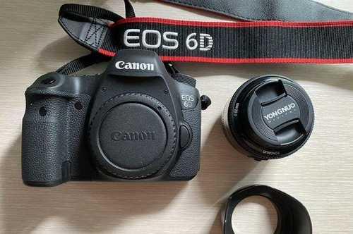Canon 6D + объектив 50мм 1.8