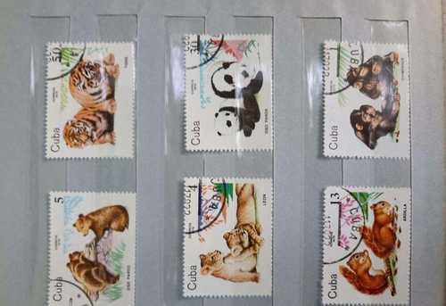 Почтовые марки разных стран. Времён СССР