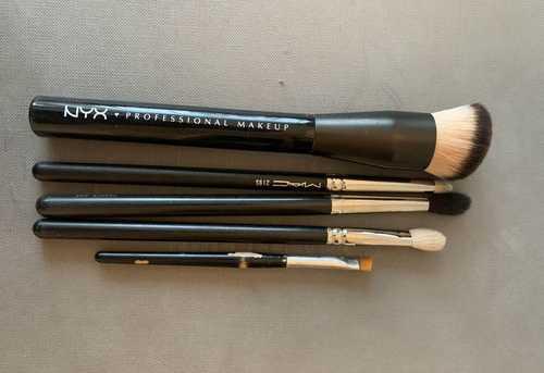 Кисти для макияжа mac, nyx оригиналы