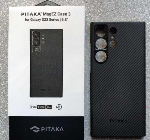 Чехол Pitaka MagEz Case 3 S23 Ultra