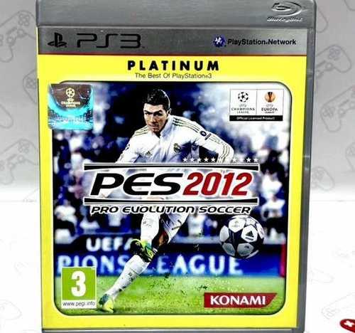 PES 2012 Pro Evolution Soccer PS3 (без мануала, resale)