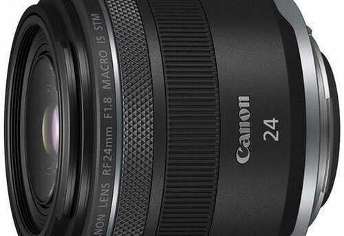 Объектив Canon RF 24mm f/1.8 Macro IS STM, черный