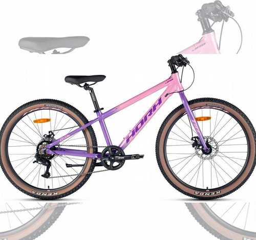 Велосипед horh JAB Rmd 26" (2024) Pink-Purple-Black Sev78