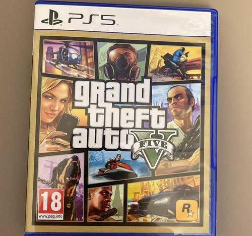 Grand theft auto 5 (PS5) диск