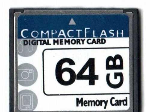 Карта памяти CompactFlash CF 64 гб