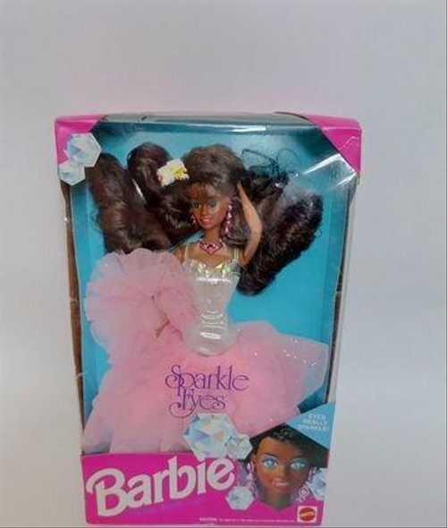 Редкая Sparkle Eyes Barbie Christie 1991г