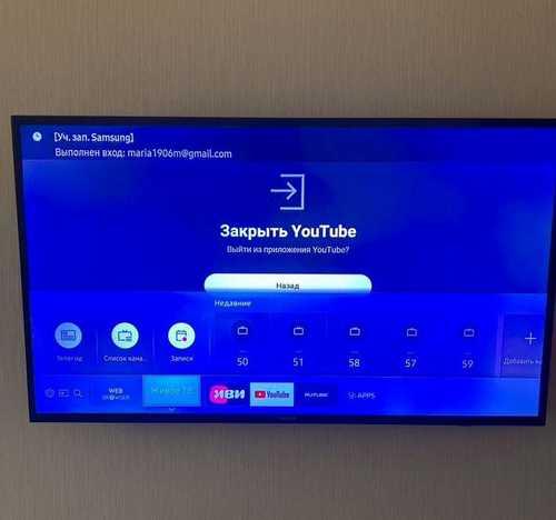 Телевизор samsung SMART tv, диагональ 40