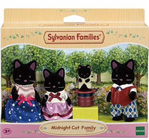 Набор Sylvanian Families Семья Черных котов 5530