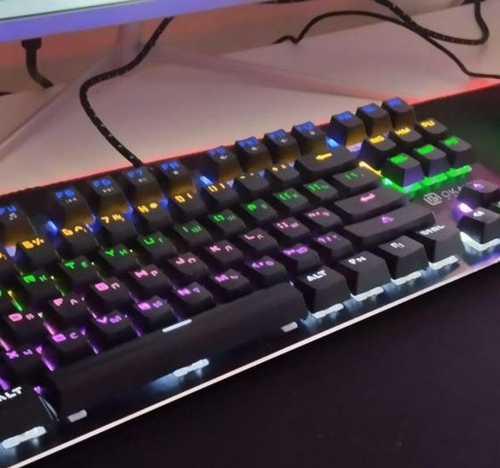 Игровая клавиатура oklik с подсветкой