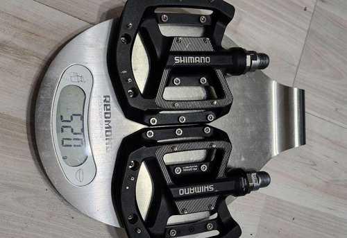 Педали Shimano платформы, полуконтакты, контакты