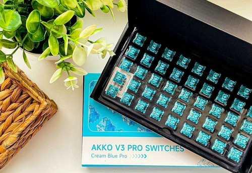 Свитчи для клавиатуры Akko Blue pro V3