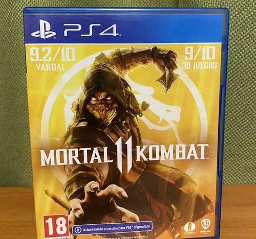 Диск PS4 Mortal Kombat 11