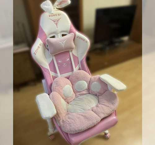 Компьютерное игровое кресло bunny Pink Zone51