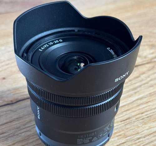 Объектив Sony E 10-20mm F/4 PZ G